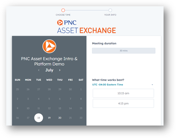PNC Asset Exchange | Platform Demonstration